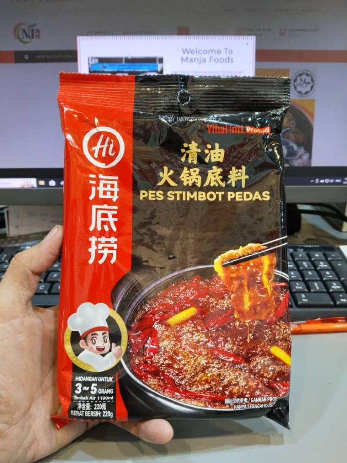 HDL PES STIMBOT PEDAS 3-5org 220g/pk – Manja Foods