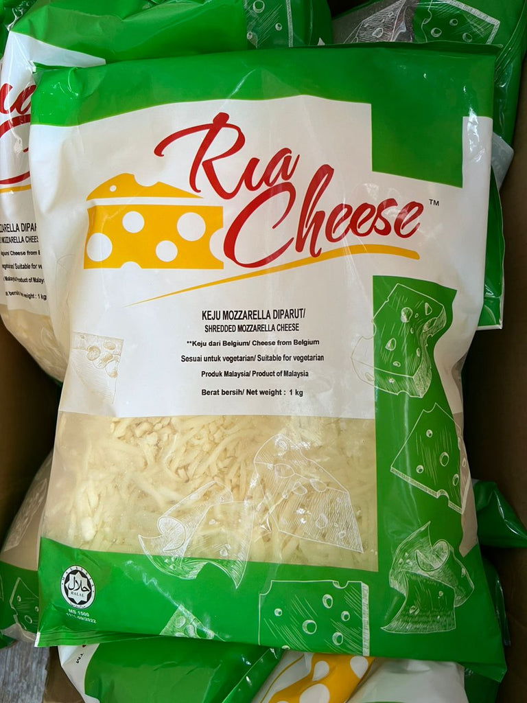 CHEESE MOZZARELLA SHREDDED Natural 1kg/pack – Manja Foods