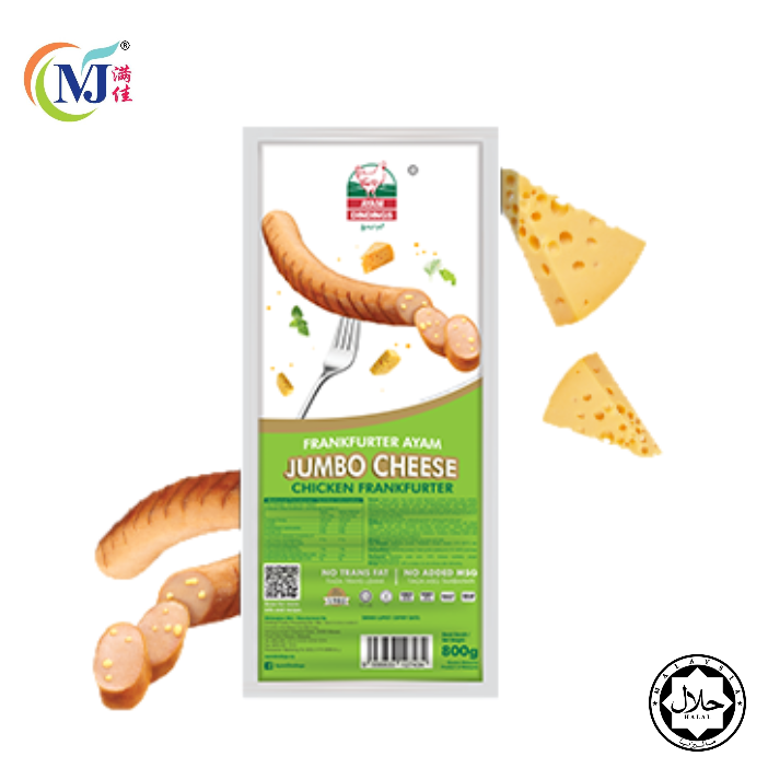 CHICKEN SAUSAGE JUMBO CHEESE Dinding – Manja Foods
