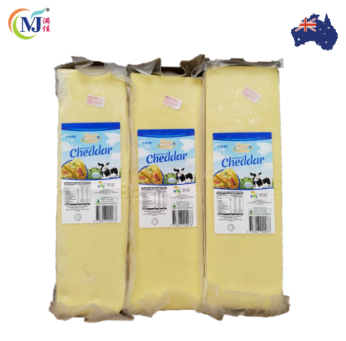 CHEESE CHEDDAR BLOCK White Australian – Manja Foods