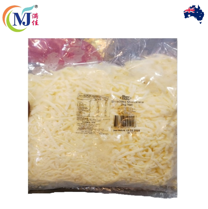 CHEESE MOZZARELLA SHREDDED Australian – Manja Foods