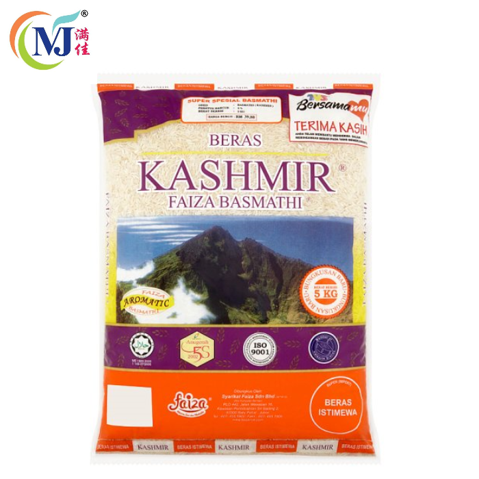 RICE BASMATHI Kashmir Faiza – Manja Foods