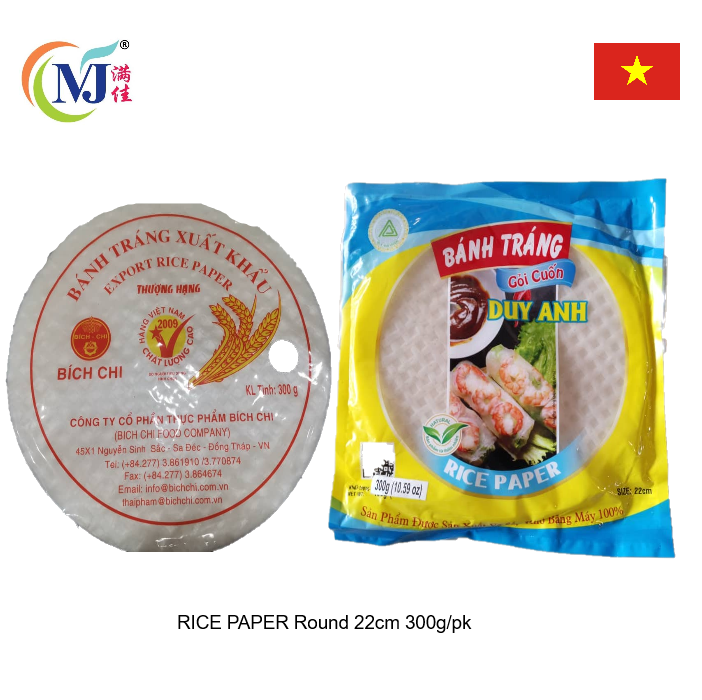 RICE PAPER Round Banh Trang Vietnamese – Manja Foods