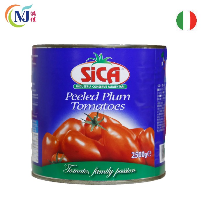 TOMATO WHOLE PEELED Sica Italy – Manja Foods