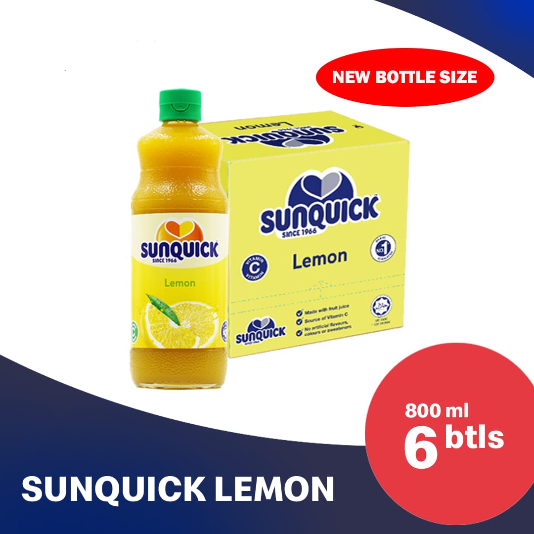 SUNQUICK LEMON 840ml/bottle – Manja Foods