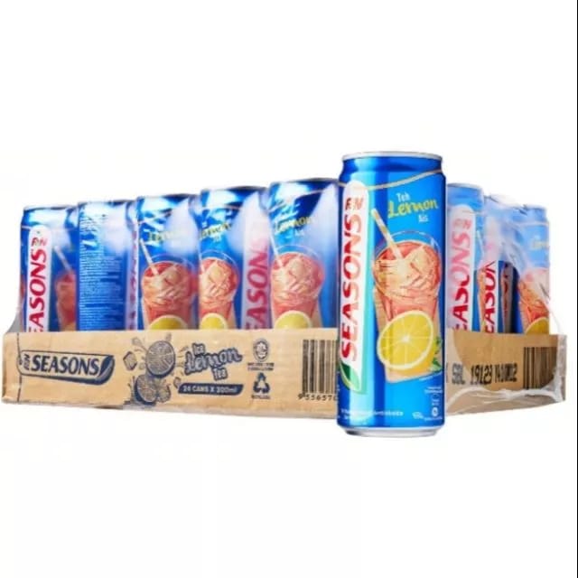 SEASON ICE LEMON TEA 325ml x 24 tins/carton – Manja Foods