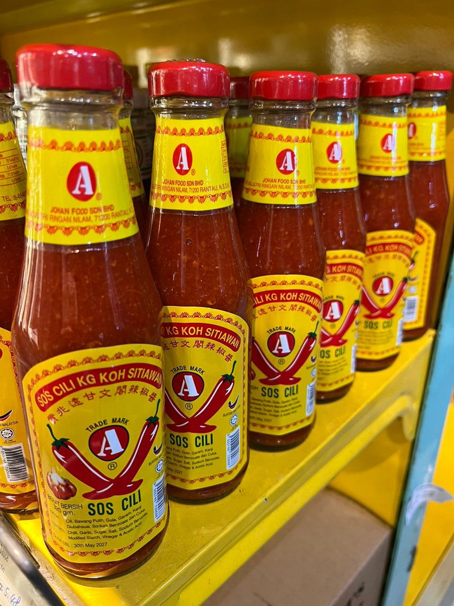 GARLIC CHILLI SAUCE Kg KOH Sitiawan HALAL 320g x12btl/ctn – Manja Foods