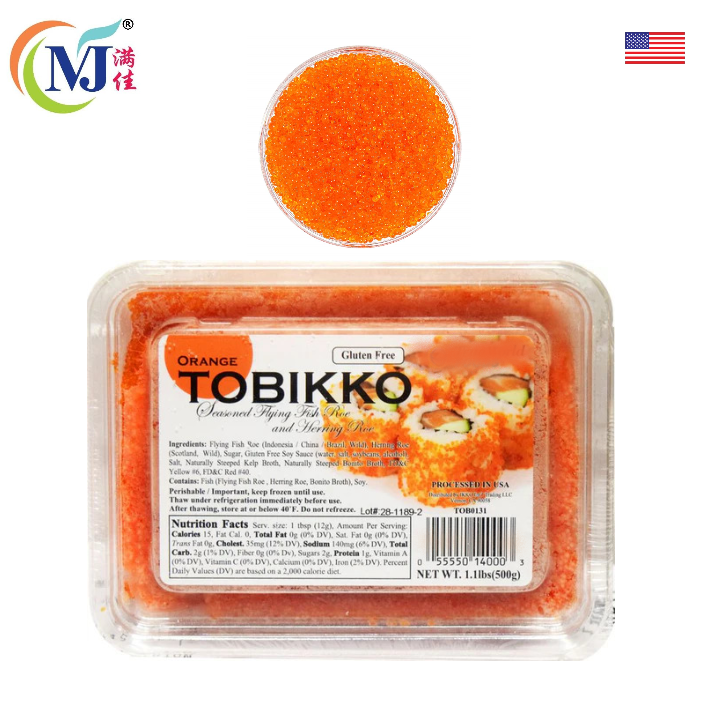 FISH EGG ROE FLYING/TOBIKKO Oren – Manja Foods