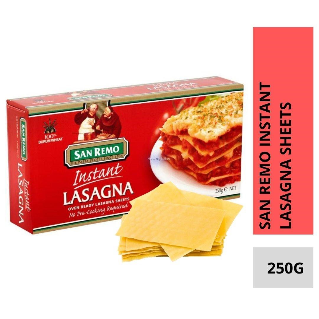 LASAGNA SKIN SanRemo Instant 250g/pack – Manja Foods