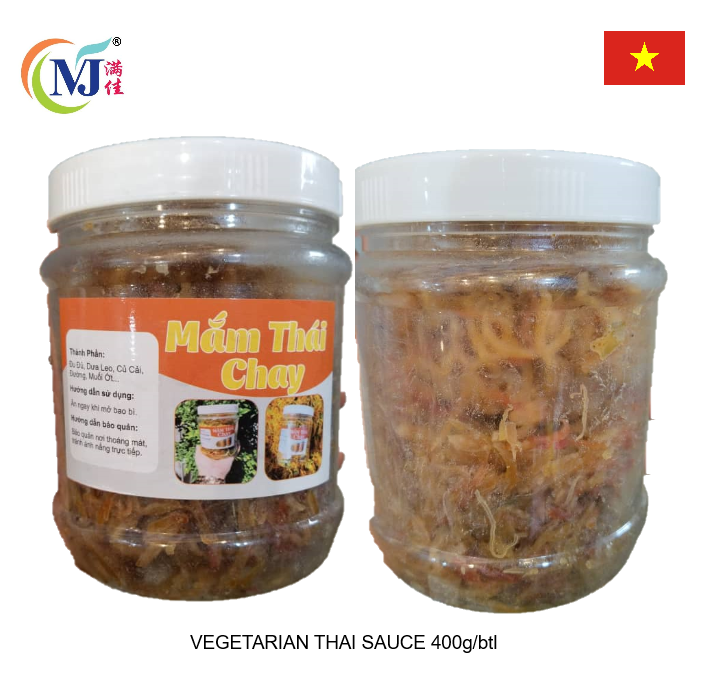 VEGETARIAN THAI Sauce Viet 400g/btl 5'C – Manja Foods