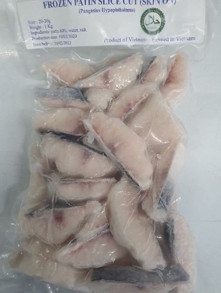 FISH FILLET PATIN/Pangasius Slice Cut (A) 1kg+-/pack – Manja Foods