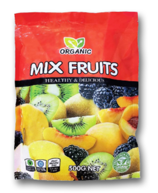 MIXED FRUITS Frozen Organic 500g/pack – Manja Foods
