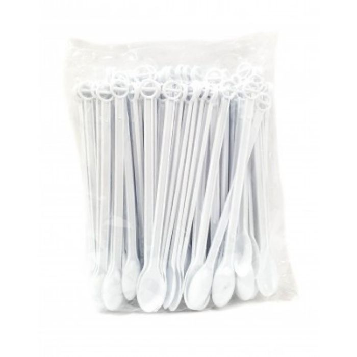 PLASTIC SPOON STIRRER 5'' 100pcs/pack – Manja Foods