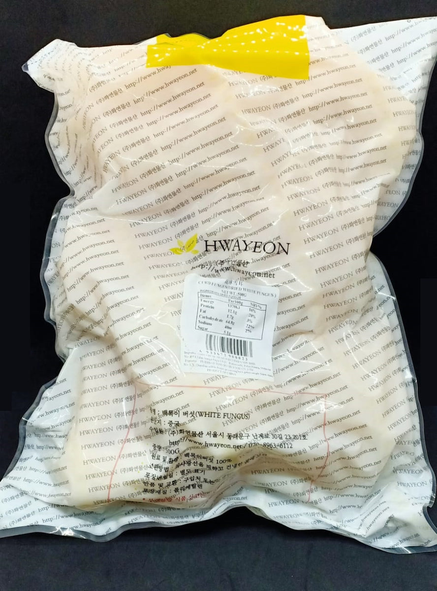 SNOW FUNGUS White Korean 500g/pack 白雪耳 – Manja Foods