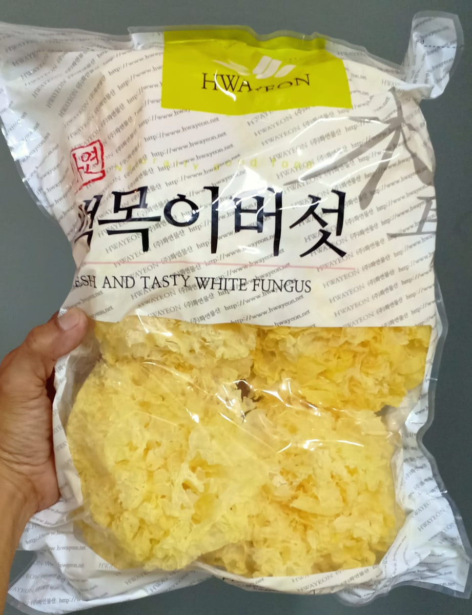 SNOW FUNGUS White Korean 500g/pack 白雪耳 – Manja Foods