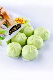 BUN MINI MANTAO PANDAN 12pcs 180g/pack – Manja Foods