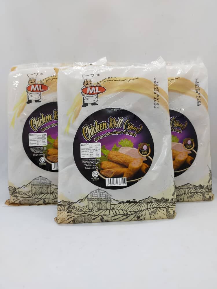 CHICKEN ROLL YAM ML 7pcs 350g/pack – Manja Foods