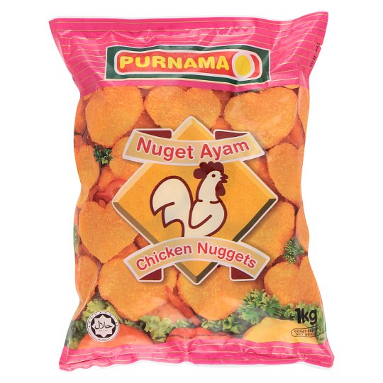 CHICKEN NUGGET (Y) Bread Crumb Purnama 1kg/pack – Manja Foods