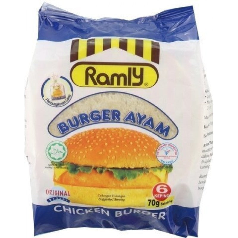 RAMLY CHICKEN BURGER – Manja Foods
