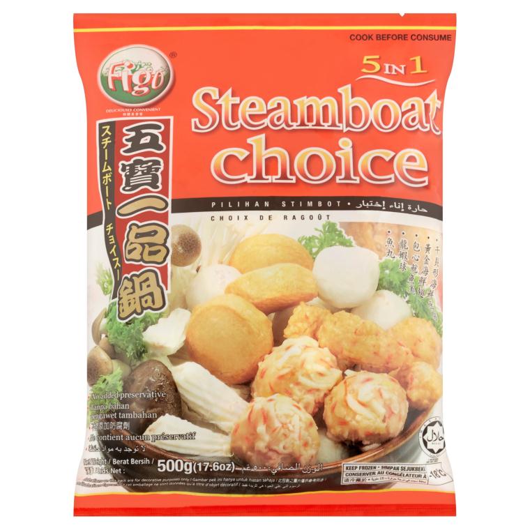 STEAMBOAT BALL 5in1 Mixed 500g/pack – Manja Foods