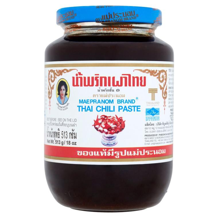 THAI CHILI PASTE MaePranom 513g/bottle – Manja Foods